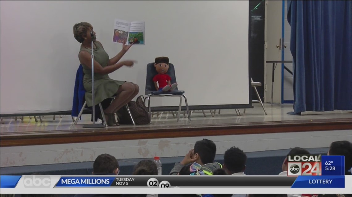 Local 24 News Anchor Katina Rankin visits with Jackson Elementary ...