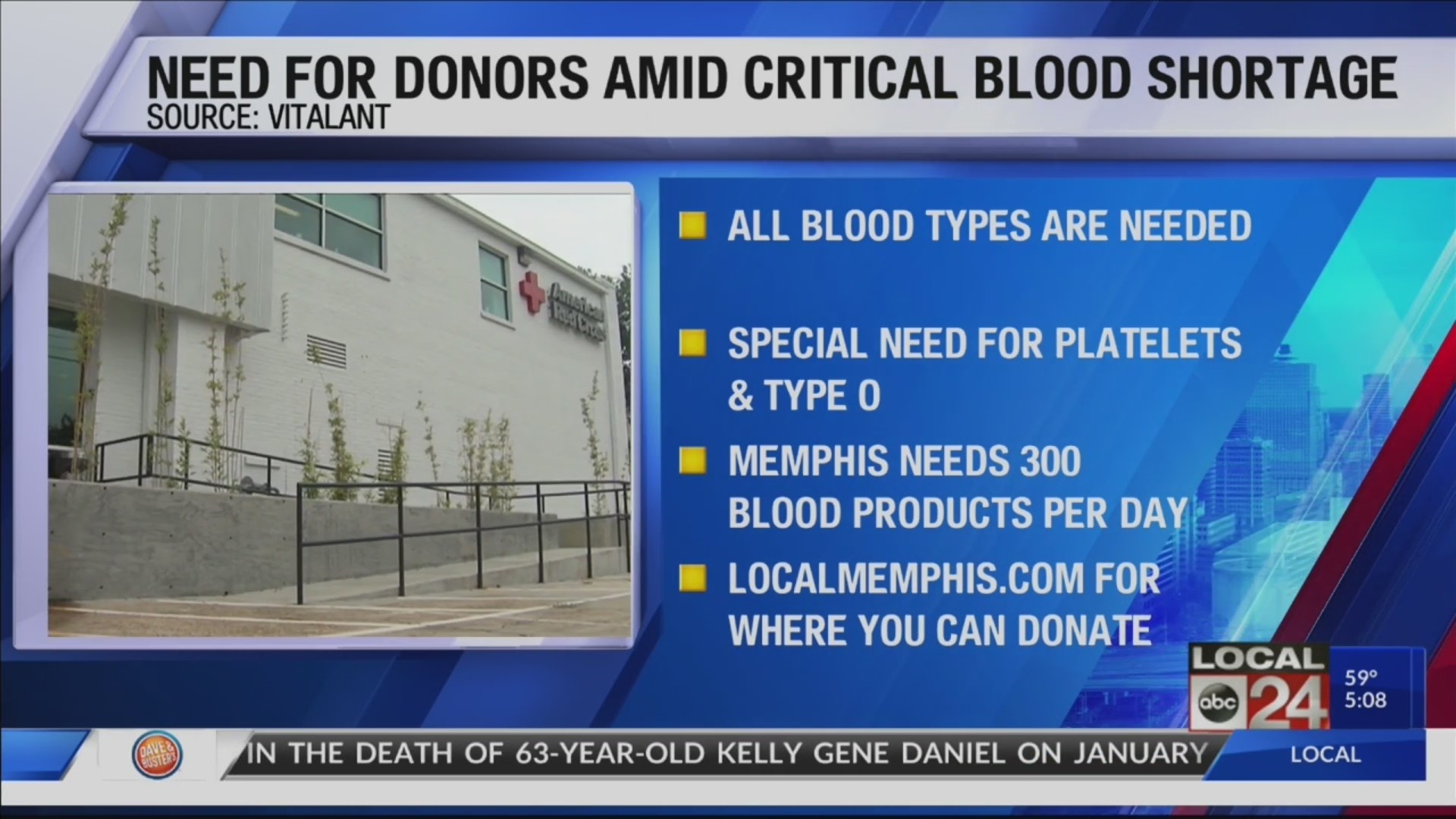 Critical blood shortage: Vitalant says providers have less than 2-day ...