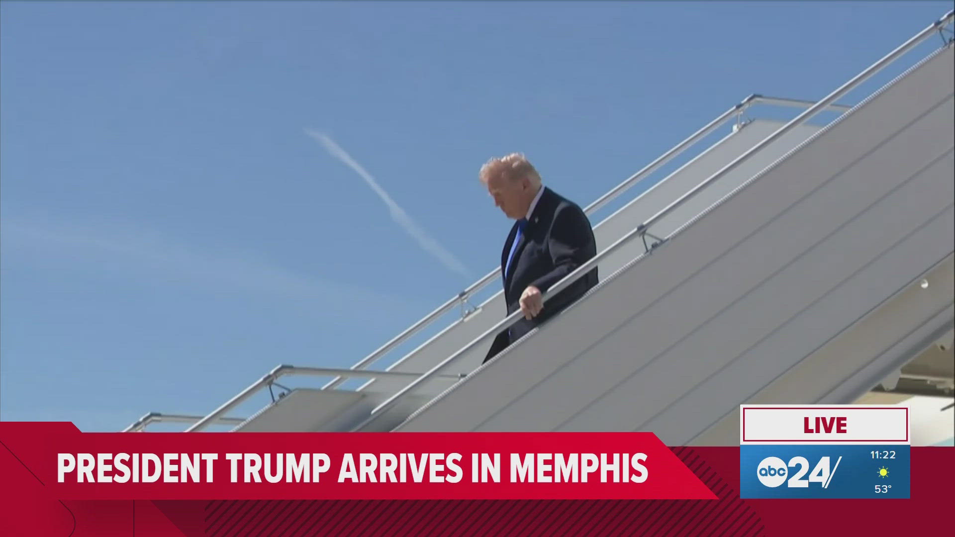 President Donald Trump visits Memphis to celebrate task force ...