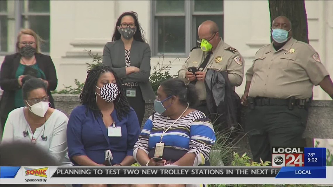 memorial service Memphis George Floyd | localmemphis.com