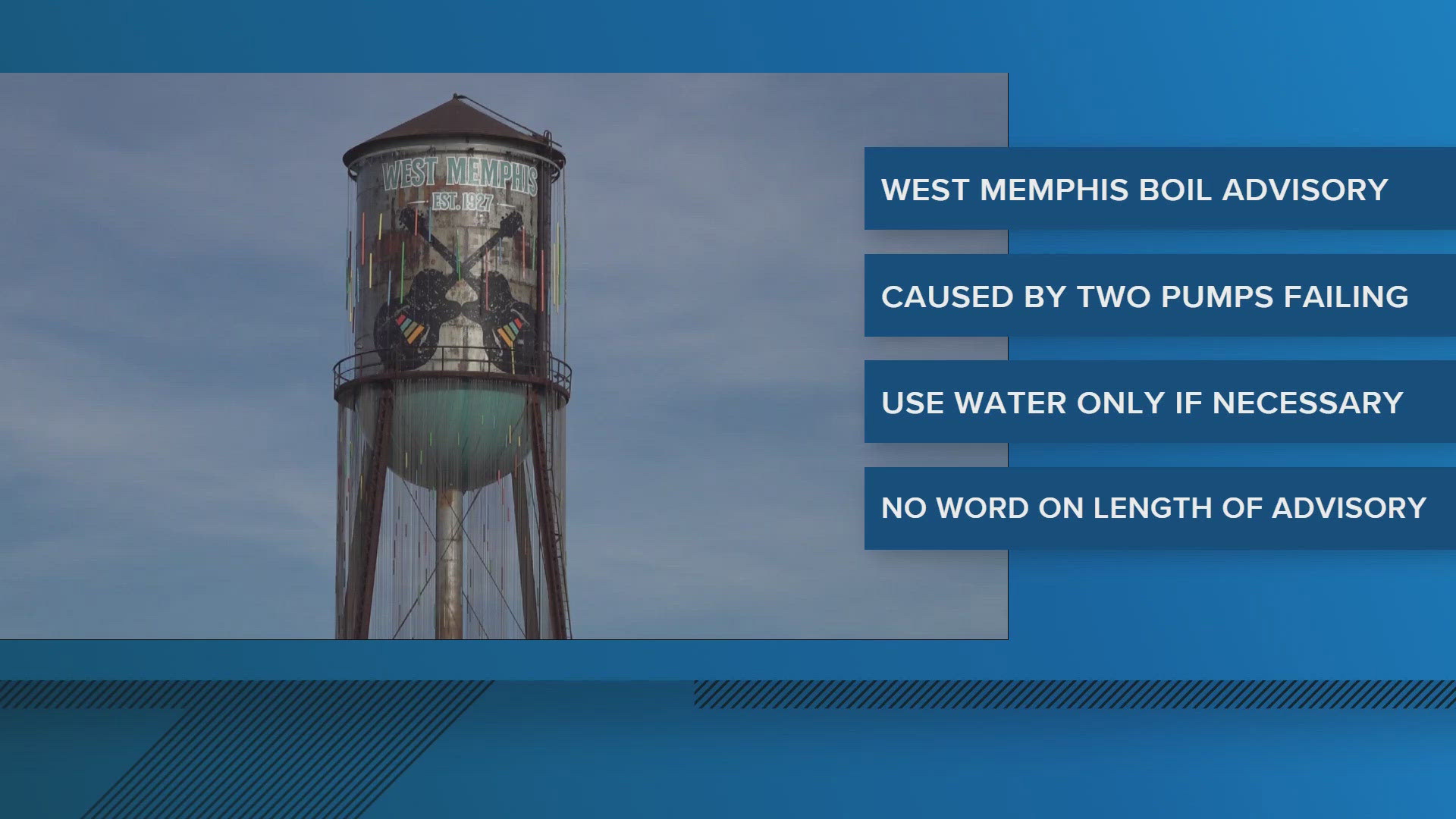 West Memphis, Arkansas, under boil water advisory | localmemphis.com