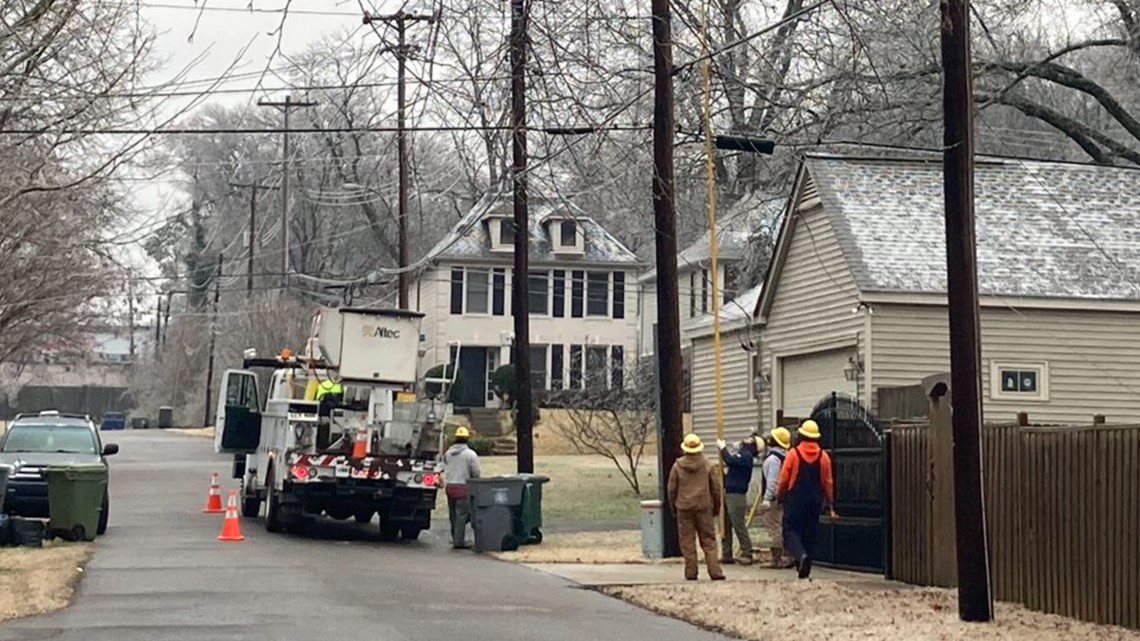 MLGW restore power after ice storm caused thousands of outages ...