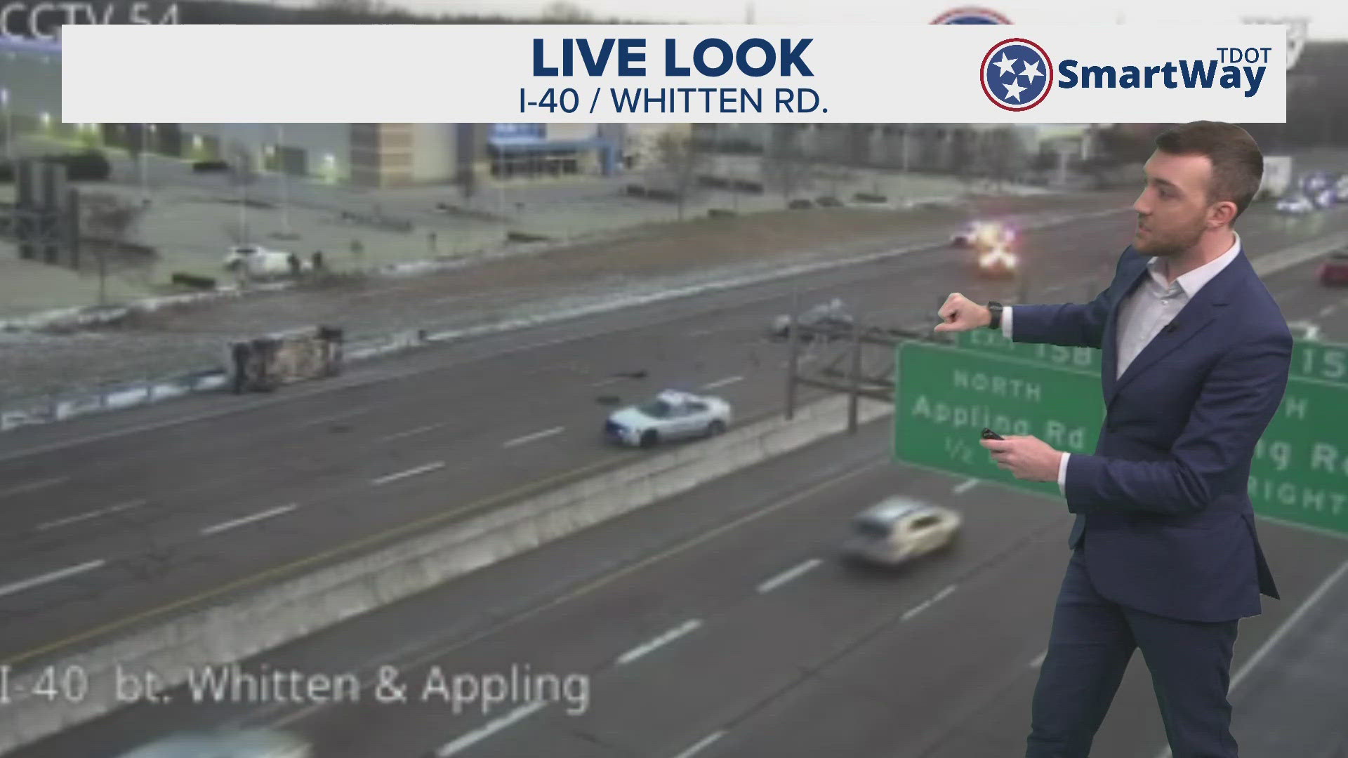 Child dead after crash on I-40 near Whitten Road and Appling Road ...