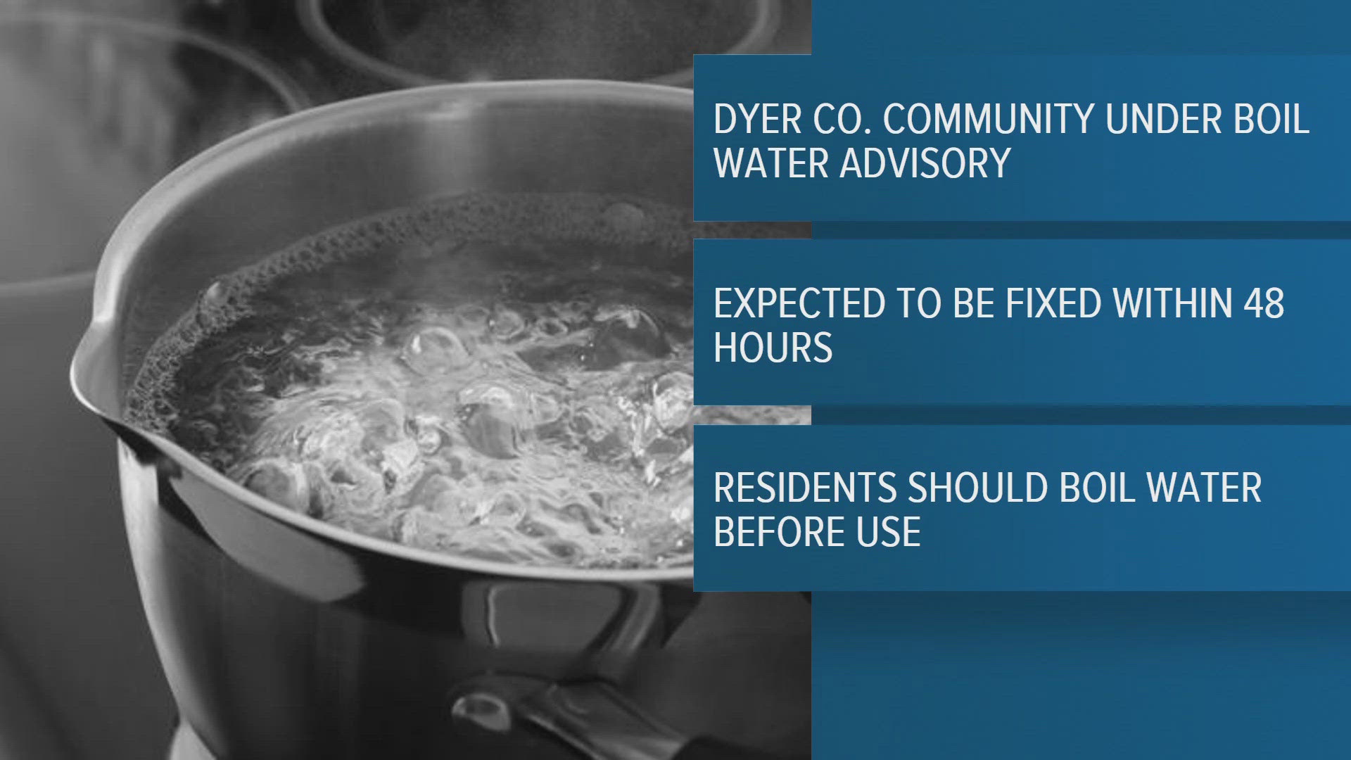 Dyer County community under boil water advisory after crash leads to ...