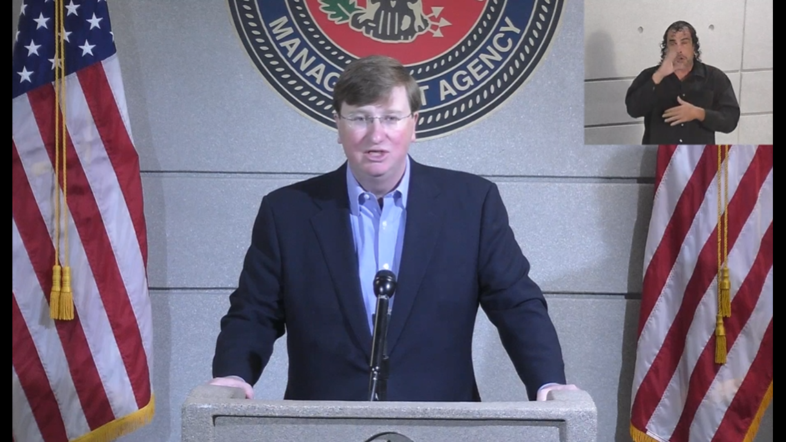 MS Governor Tate Reeves declares State of Emergency as tropical storms ...
