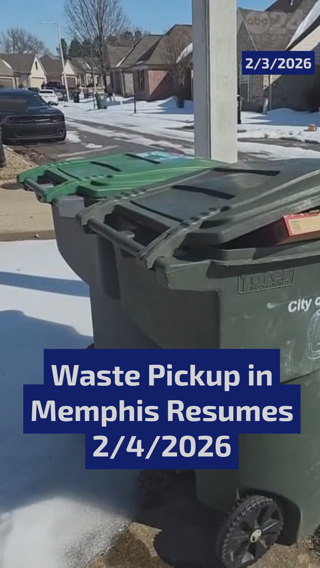 Trash Collection Resumes Wednesday | localmemphis.com