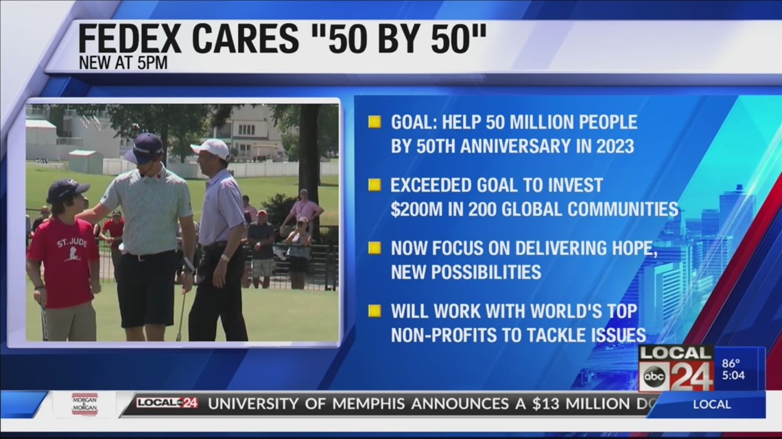 FedEx announces FedEx Cares 50 by 50 program | localmemphis.com