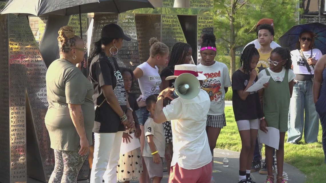 New Olivet Worship Center youth gather for worship at Historic Clayborn ...