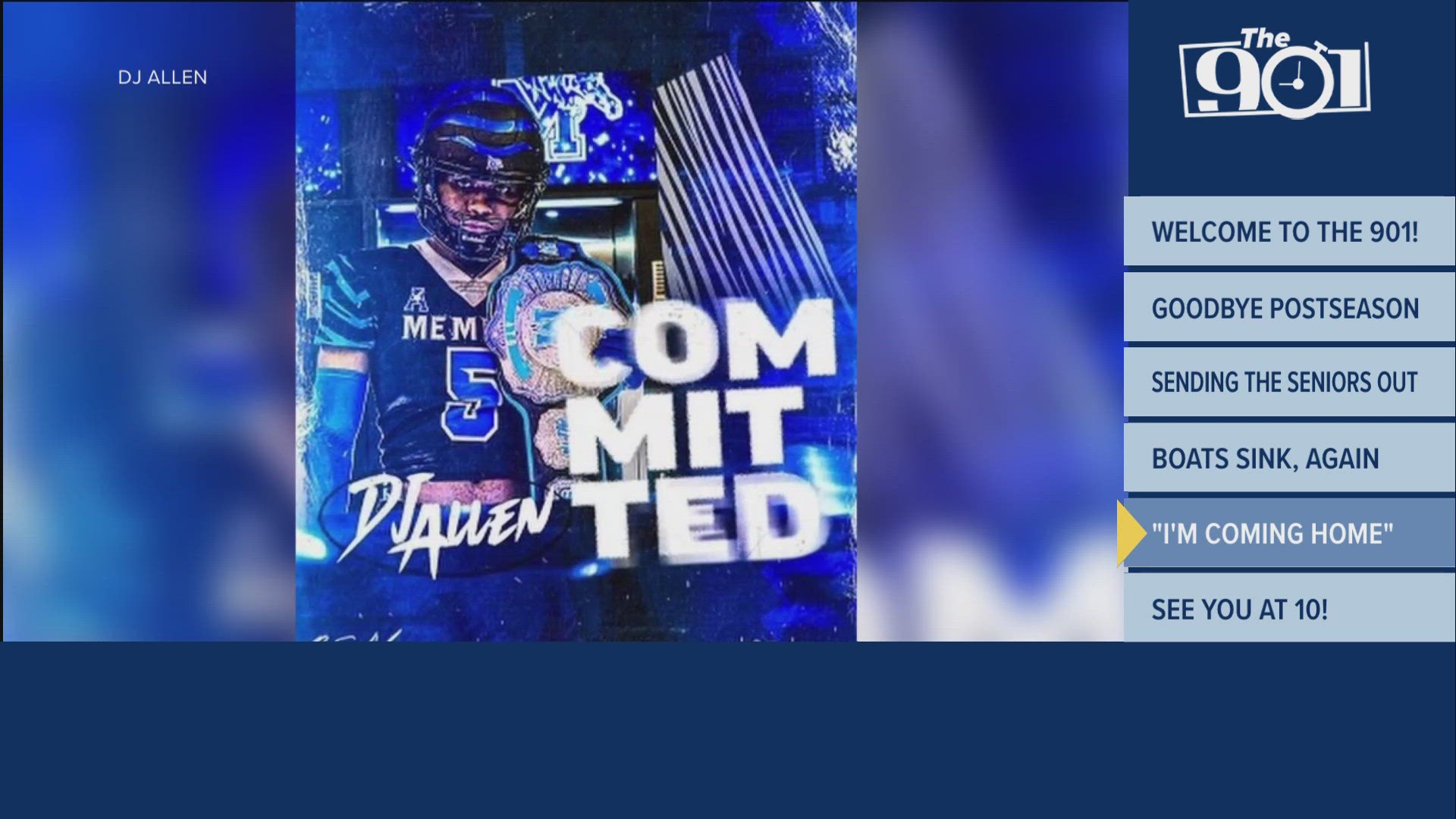 'I'm back home' | Germantown star DJ Allen commits to the Tigers ...