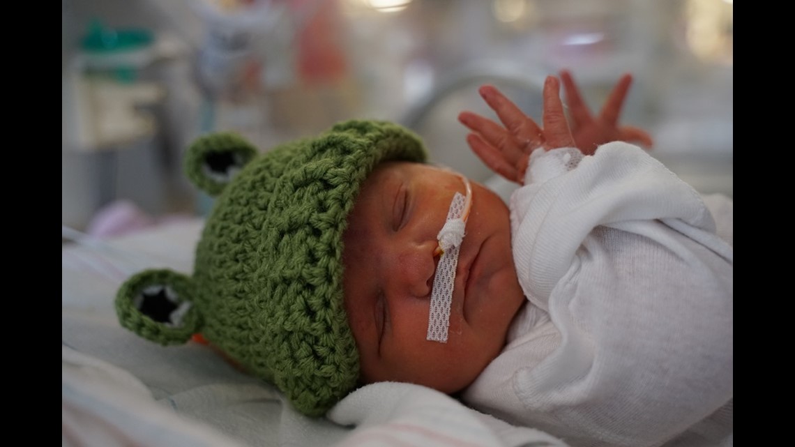 NICU babies dressed as frogs for Leap Day at Regional One Health ...