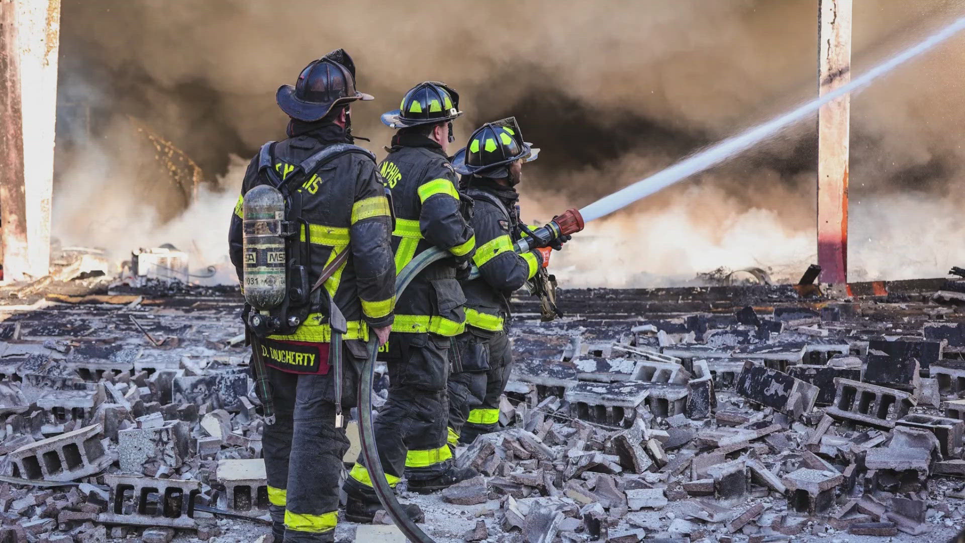 Memphis firefighter injured after massive fire at Frayser Flea Market ...