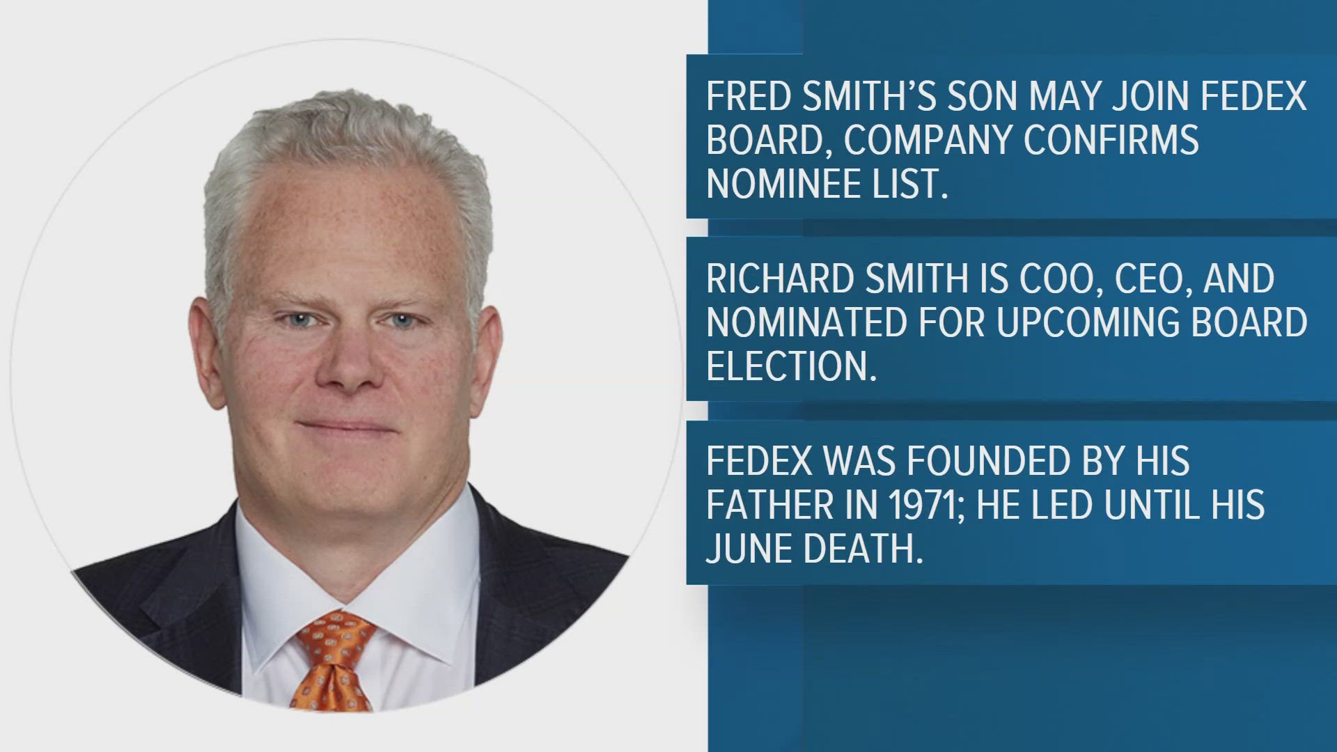 Richard Smith, son of founder Fred Smith, nominated for FedEx board of ...