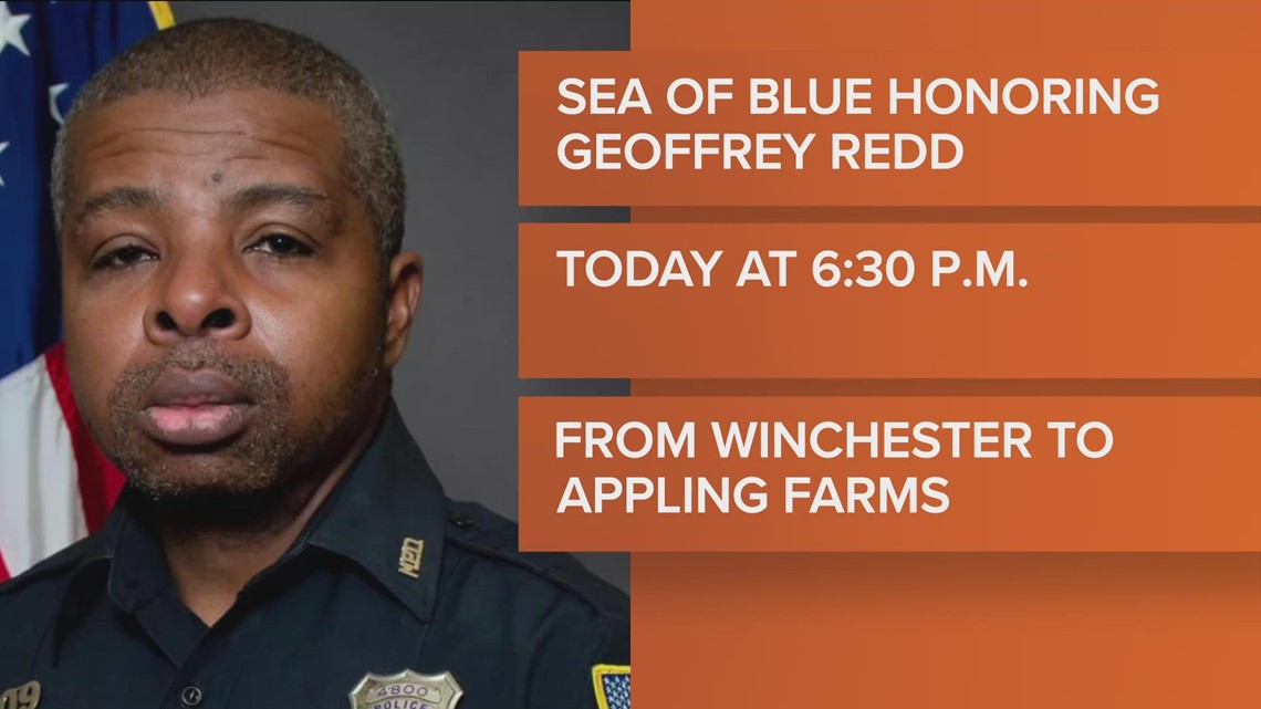 A Sea of Blue will be held for late MPD Officer Geoffrey Redd ...