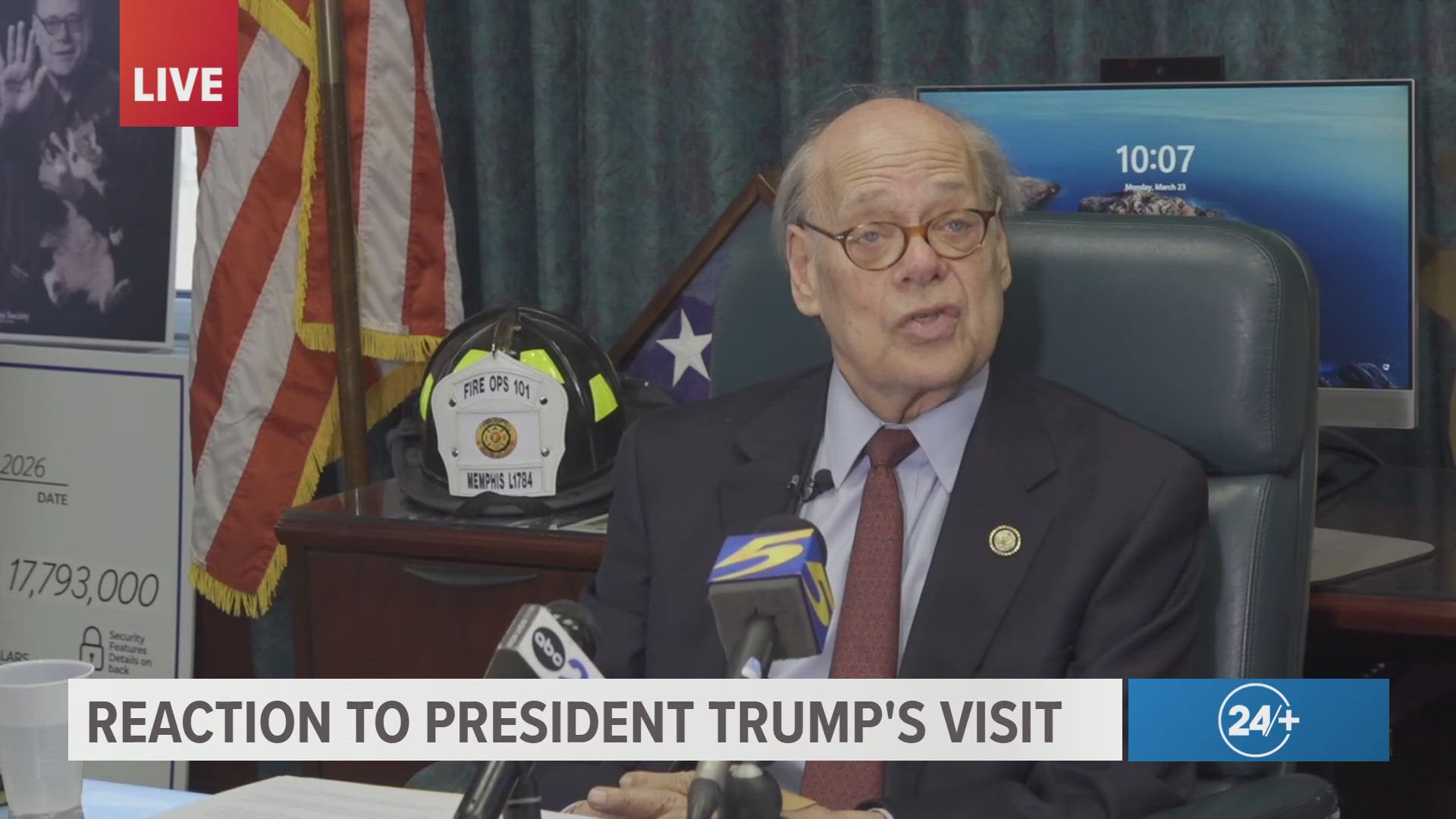 'ICE go home, any questions?' Trump leaves Palm Beach for Memphis visit ...