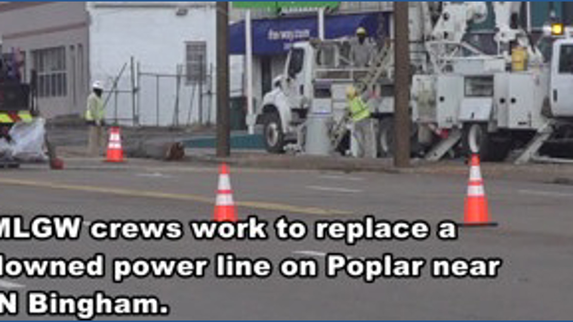 Car crash leads to downed power line | localmemphis.com