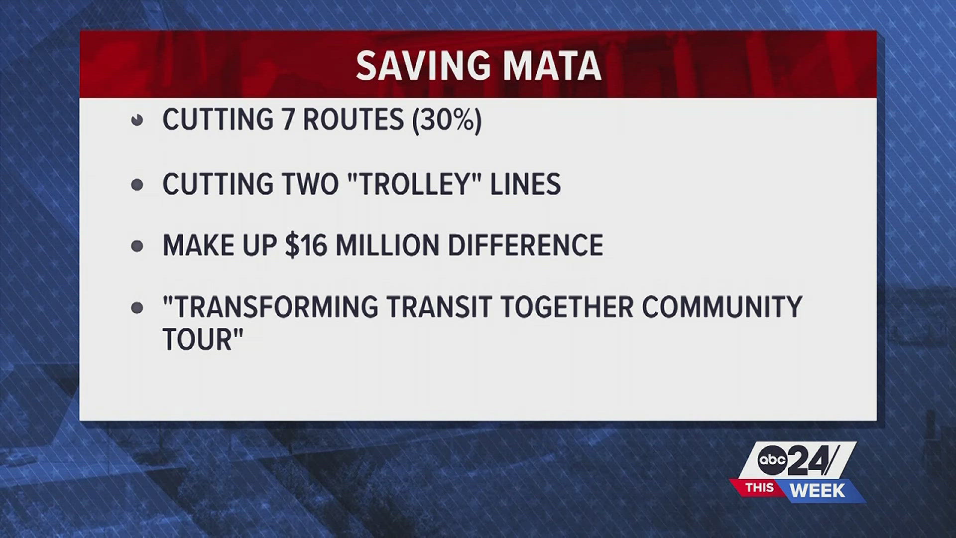 Does MATA matter to the community? | ABC24 This Week | localmemphis.com