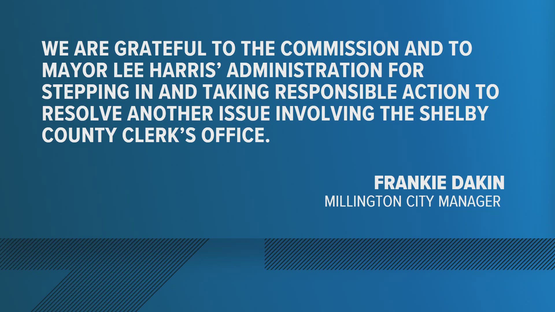 City of Millington reacts to Shelby County decision to allocate Clerk ...