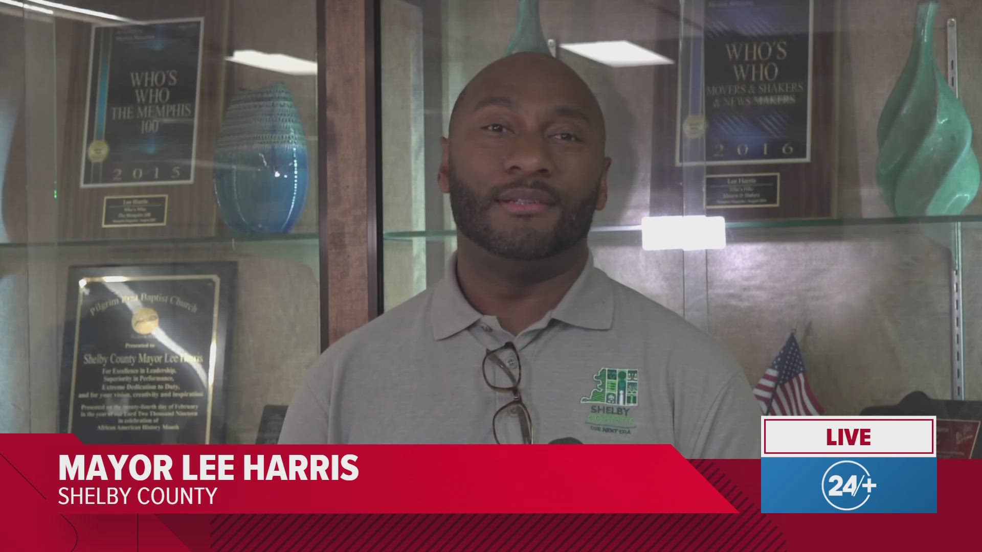 Shelby Co. Mayor Lee Harris speaks on incoming National Guard ...