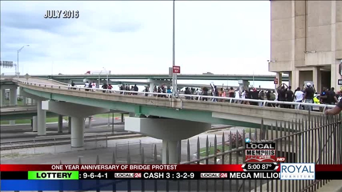 how much progress since I-40 bridge protest in Memphis in 2016 ...