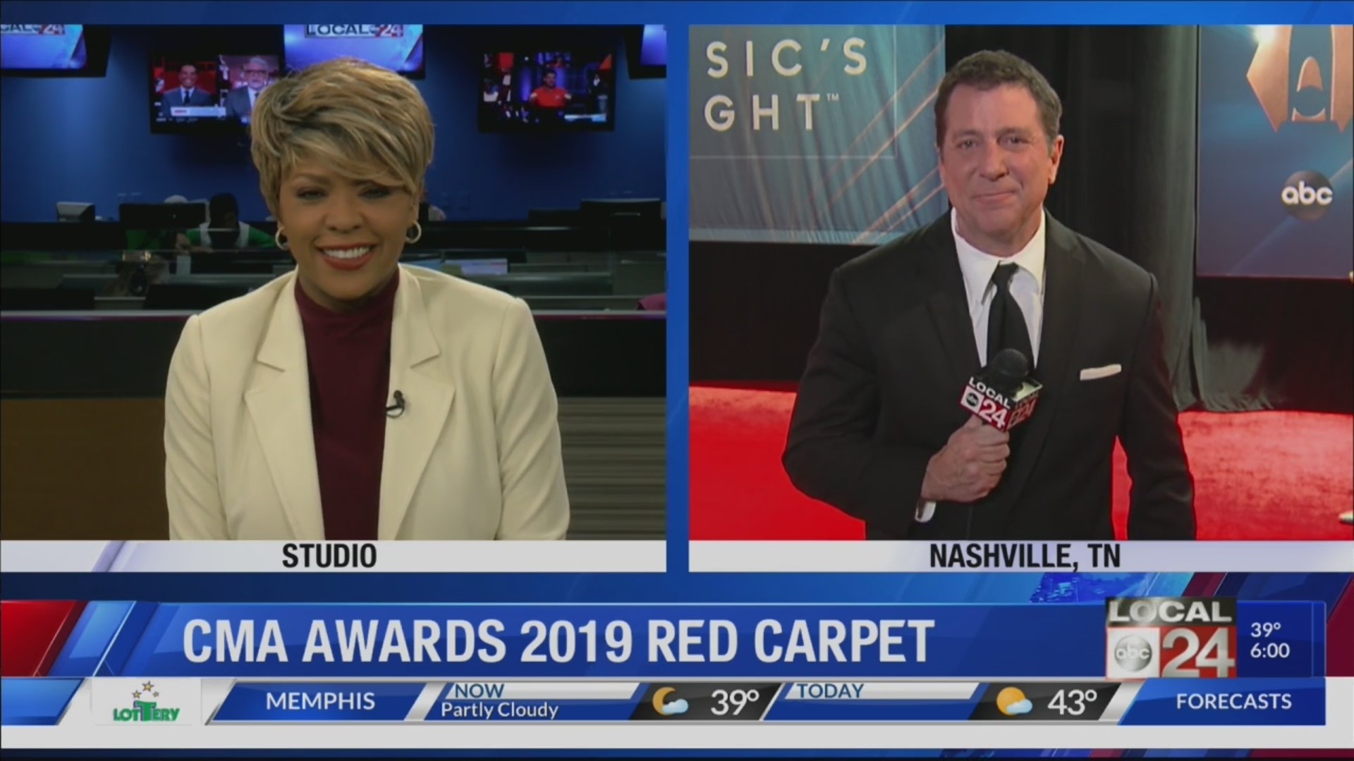 On the Red Carpet at the CMA Awards with Local 24 News Anchor Richard ...