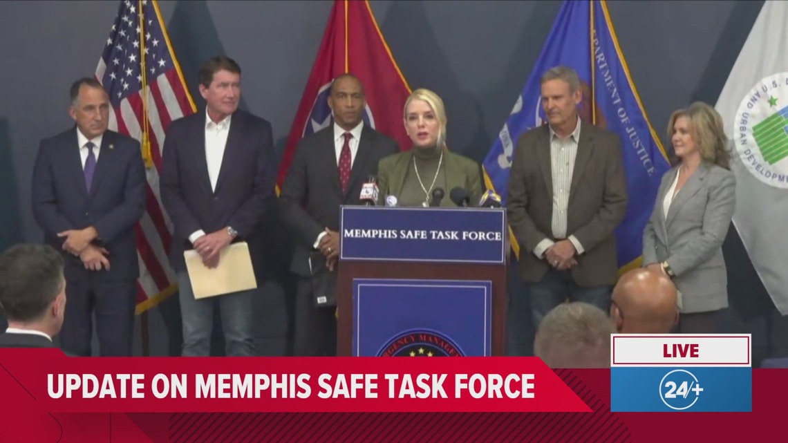 Memphis Safe Task Force press conference - Nov. 24, 2025 | localmemphis.com