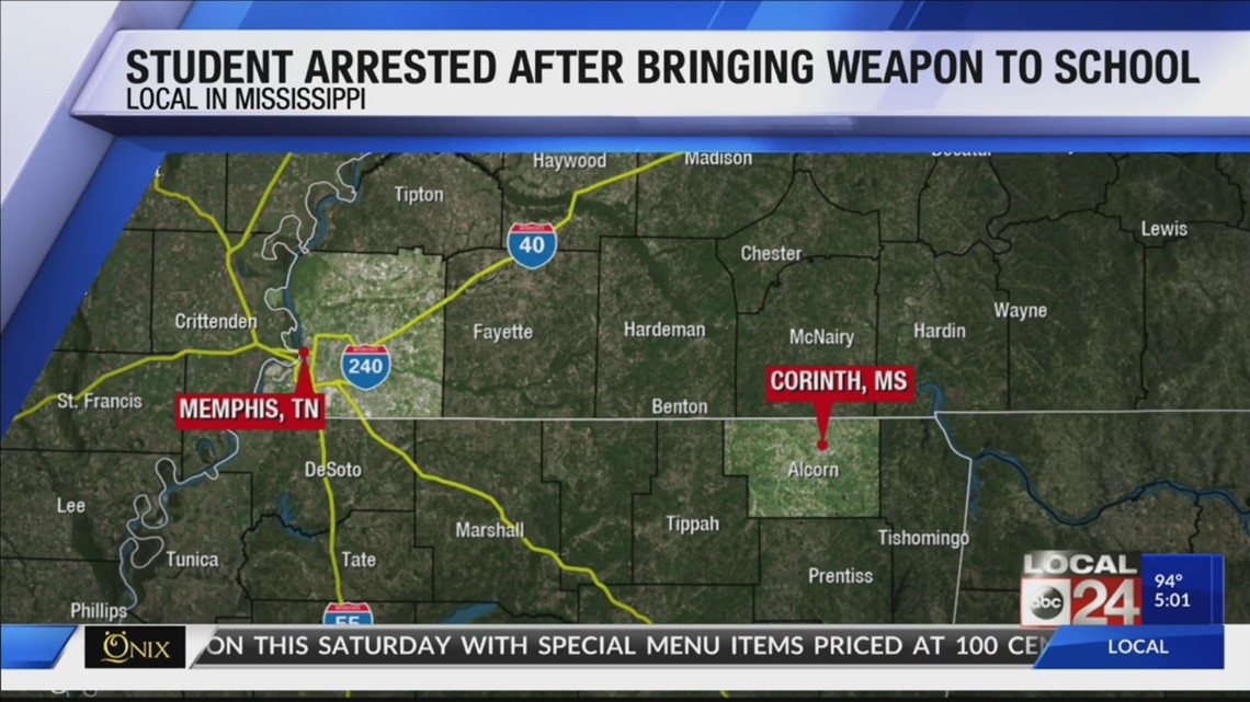 Corinth High School student in custody for bringing weapon to class ...