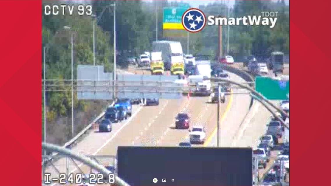 Two lanes on I-240 westbound near Lamar Ave | localmemphis.com