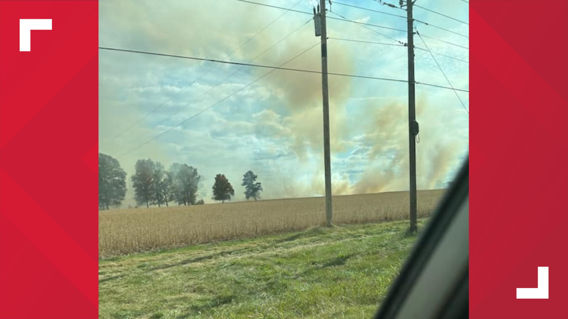 Large fire shuts down Hwy 79 in Crockett County | localmemphis.com
