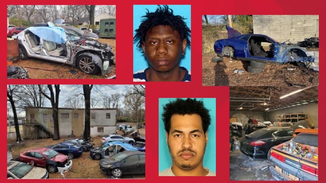 Two charged after Memphis police bust chop shop on Kimball Avenue ...