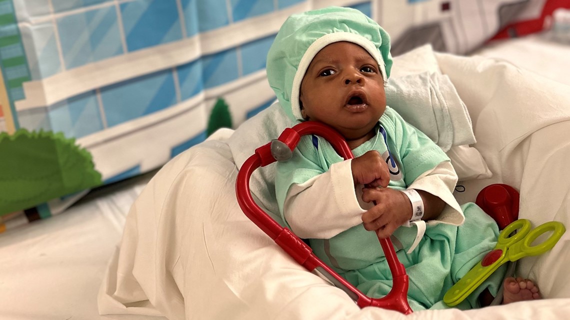 NICU babies at St. Francis dress up during National Nurses Week ...
