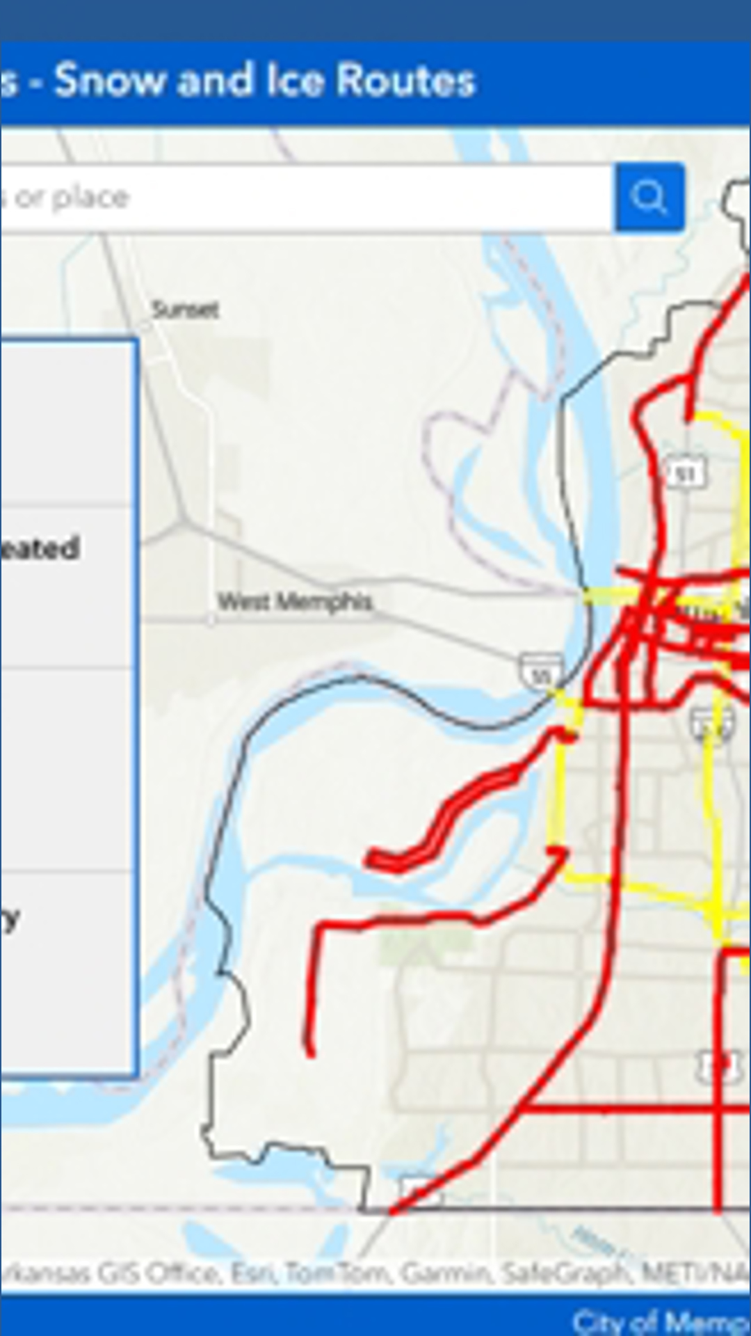 Which roads will crews clear in Memphis for the upcoming winter weather ...