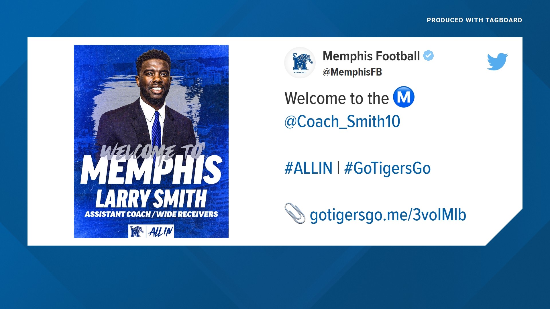 Larry Smith hired as Memphis wide receivers coach | localmemphis.com