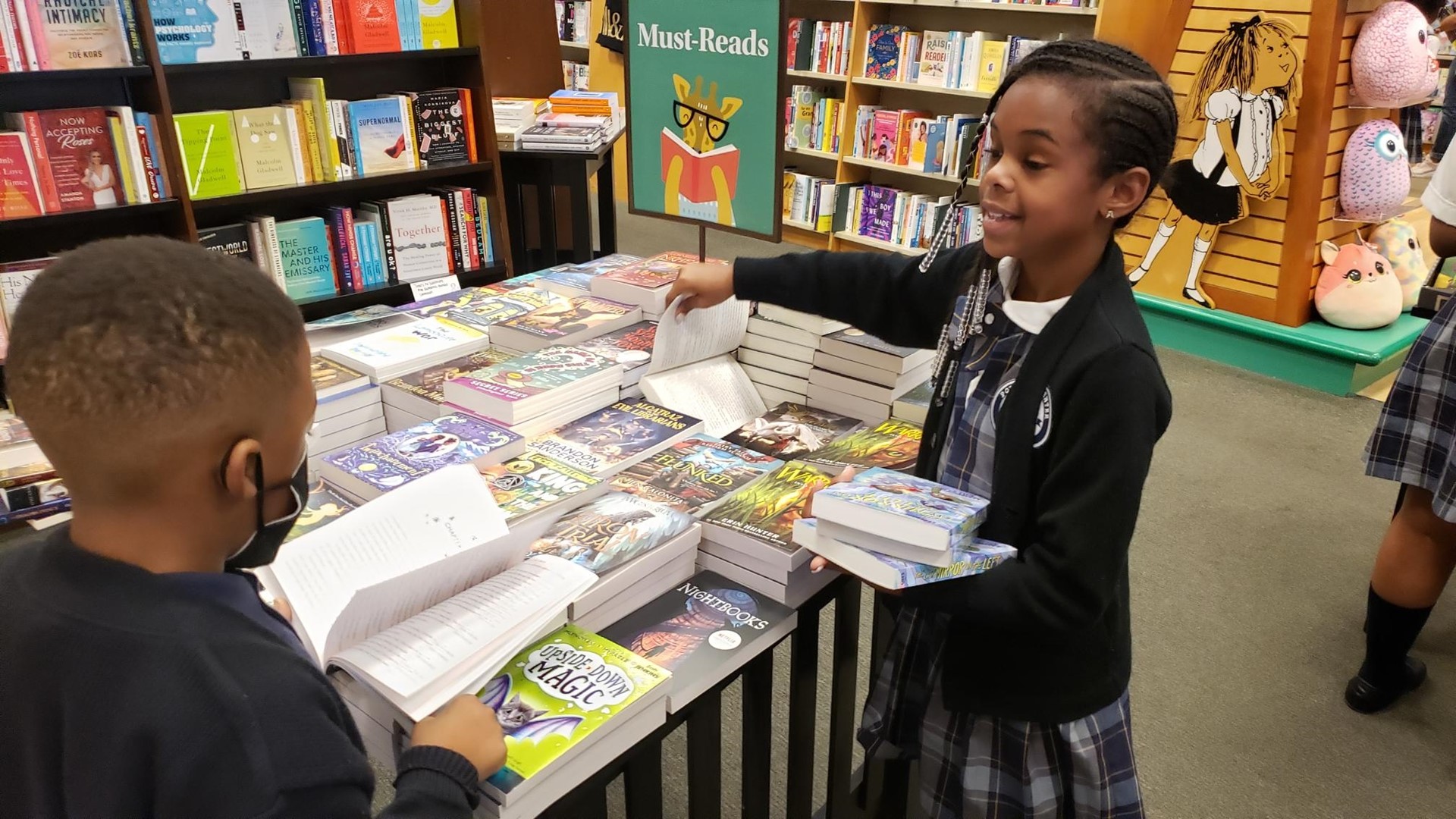 Power Center Academy students go on a shopping spree for books ...