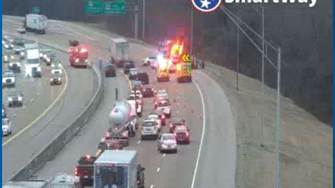 TDOT: Crash multiple vehicles causing delays on I-40 westbound ...