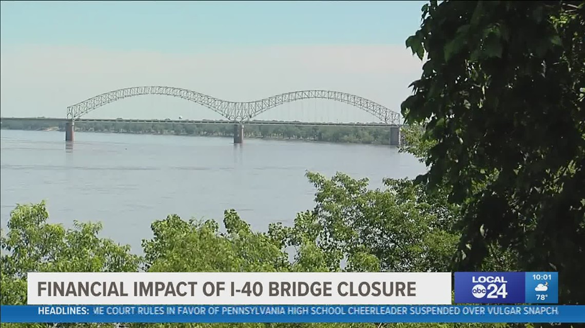 Mid-South businesses losing millions in revenue while the I-40 bridge ...
