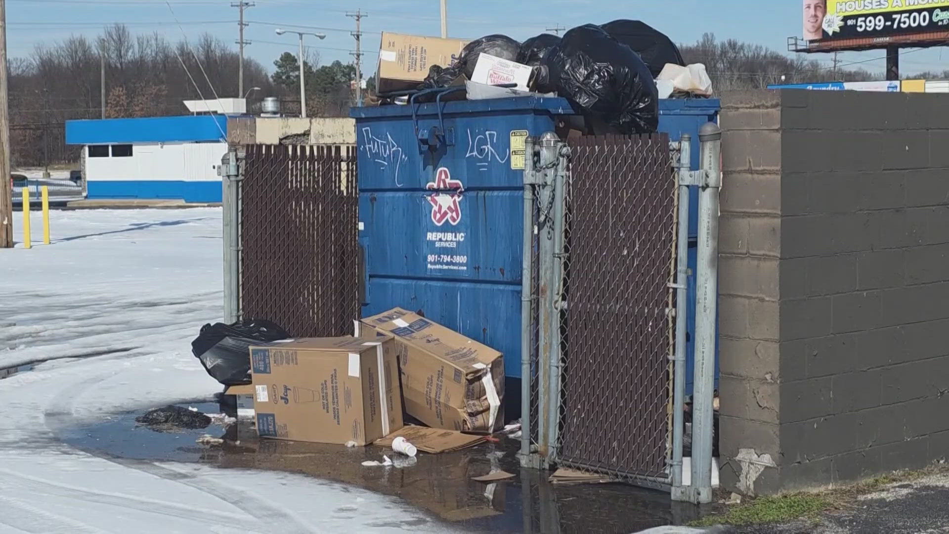 Road conditions delay trash pickup in Memphis, Collierville and ...