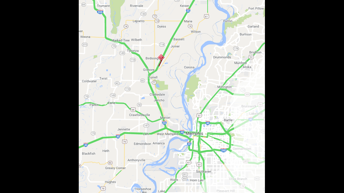 TRAFFIC ALERT: Part of I-55 in Arkansas closed due to wreck ...