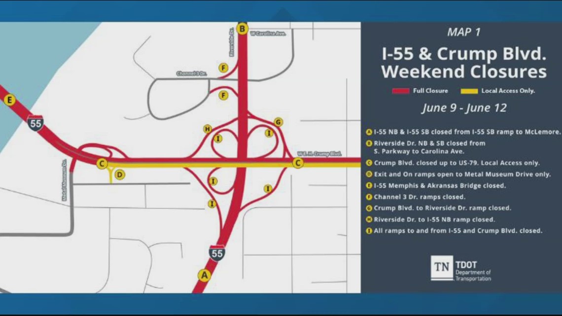 Be prepared for the I-55 bridge to be shut down and traffic changes in ...