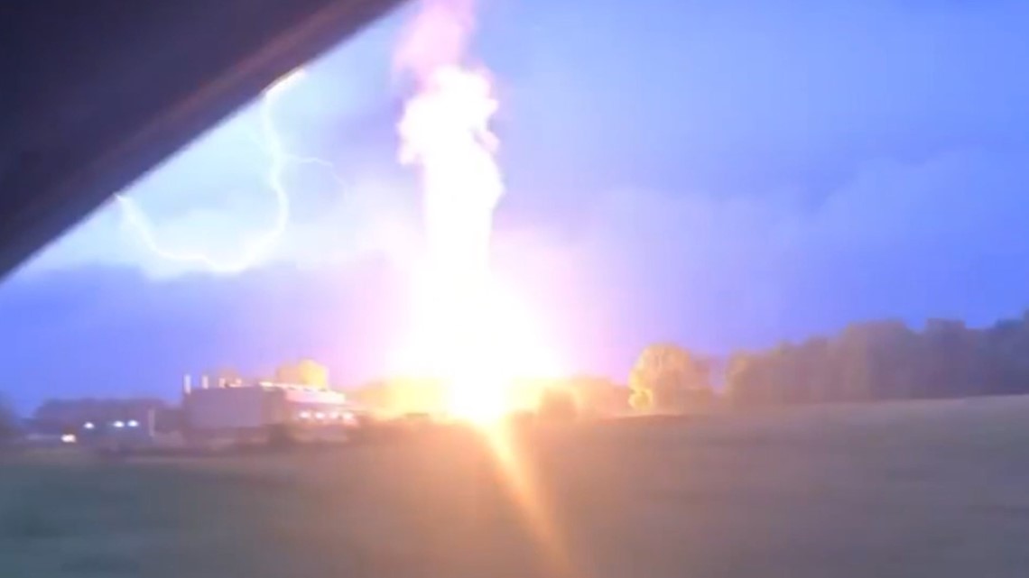 Corinth gas fire contained Friday after lightning strike | localmemphis.com