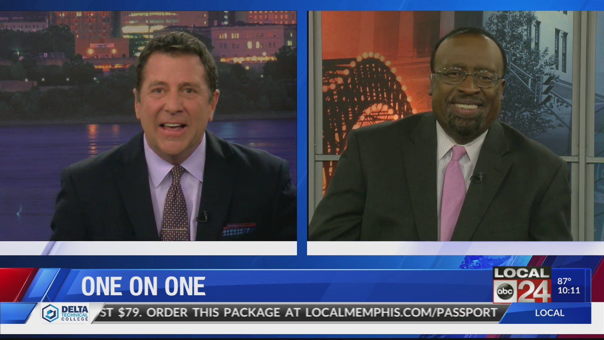 One on One with Local 24 News anchor Richard Ransom and Local 24 News ...