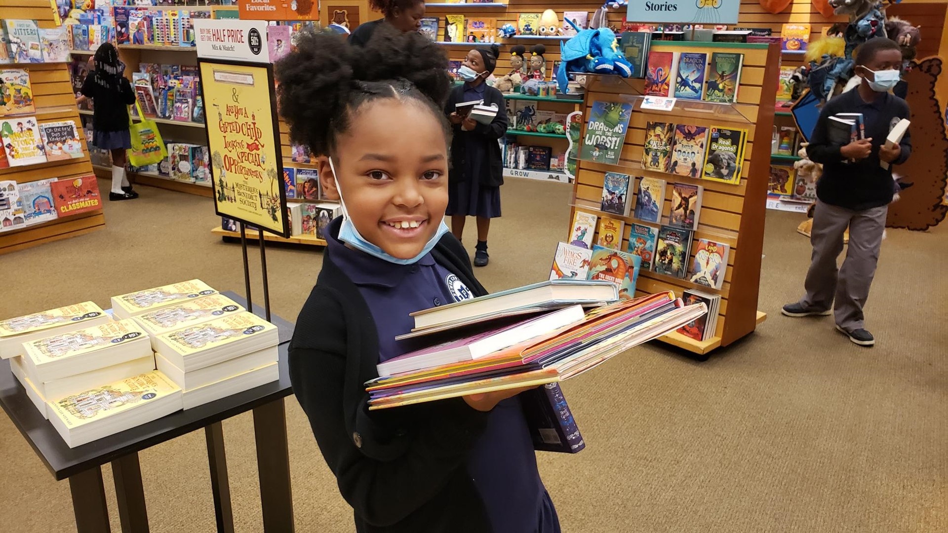 Power Center Academy students go on a shopping spree for books ...