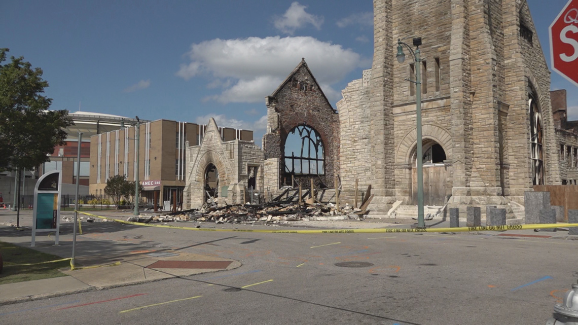 Clayborn Temple faces storm damage following Monday's fire ...