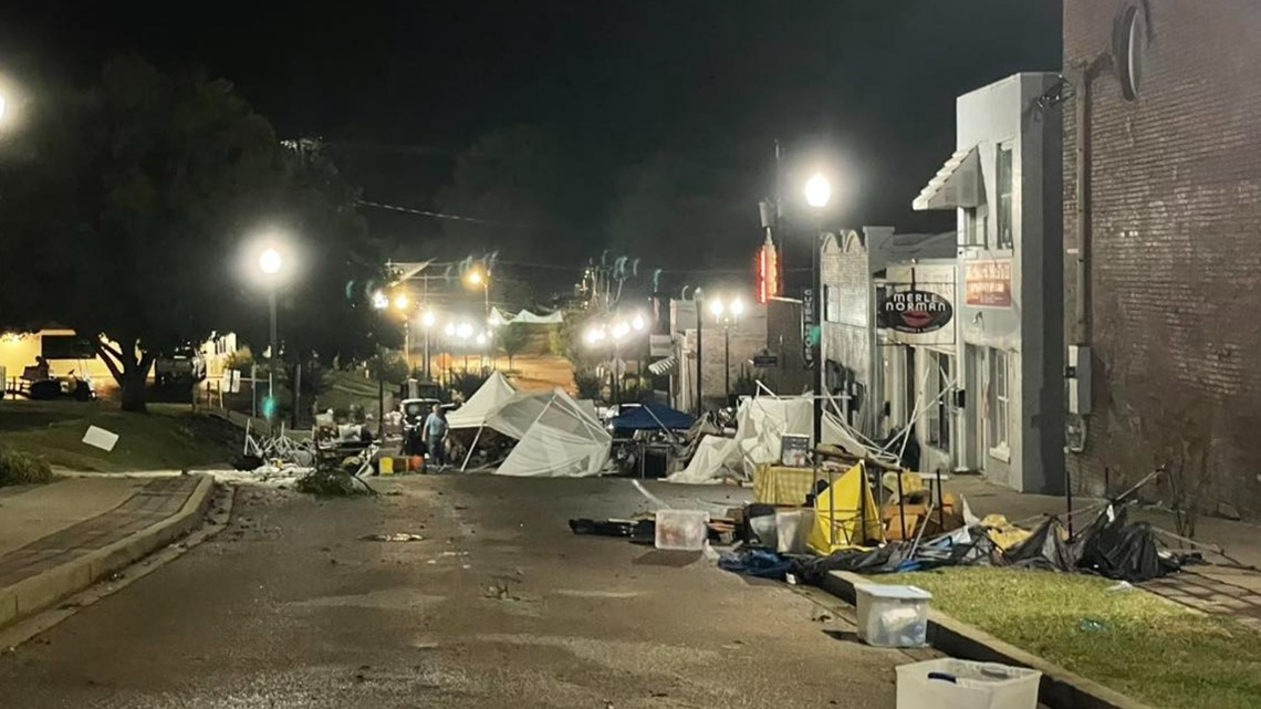 Downtown Covington heavily damaged by storm winds | localmemphis.com