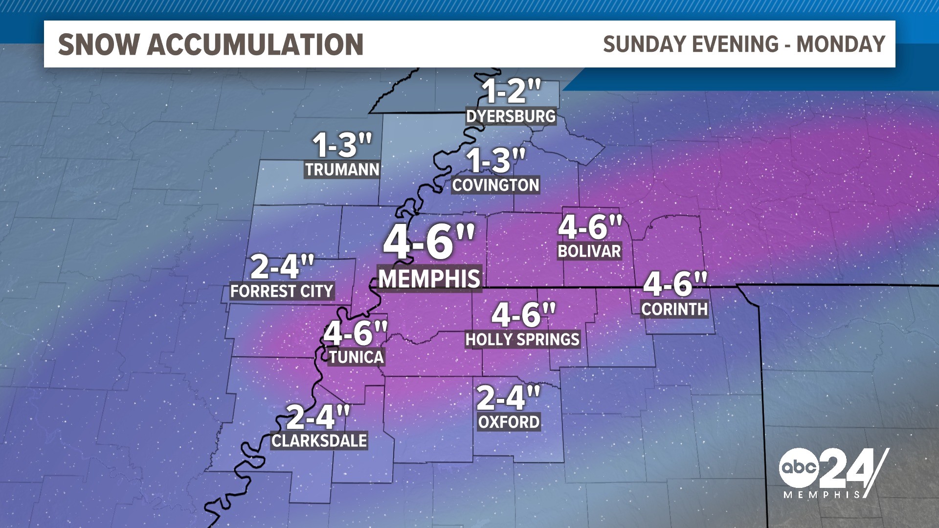 How much snow ended up falling in Memphis and the Mid-South ...