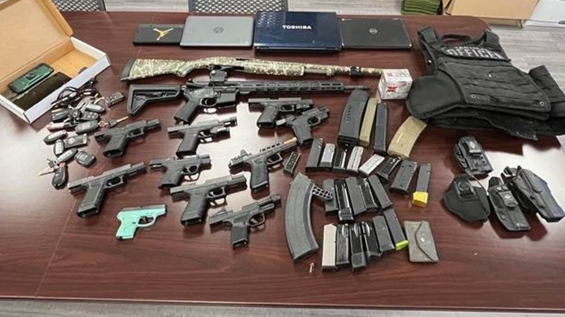 15-year-old arrested in string of car burglaries, stash of guns ...