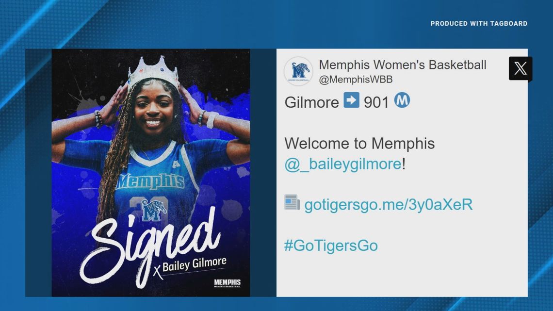 Alex Simmons adds Bailey Gilmore to 2024-25 Memphis Women's Basketball ...
