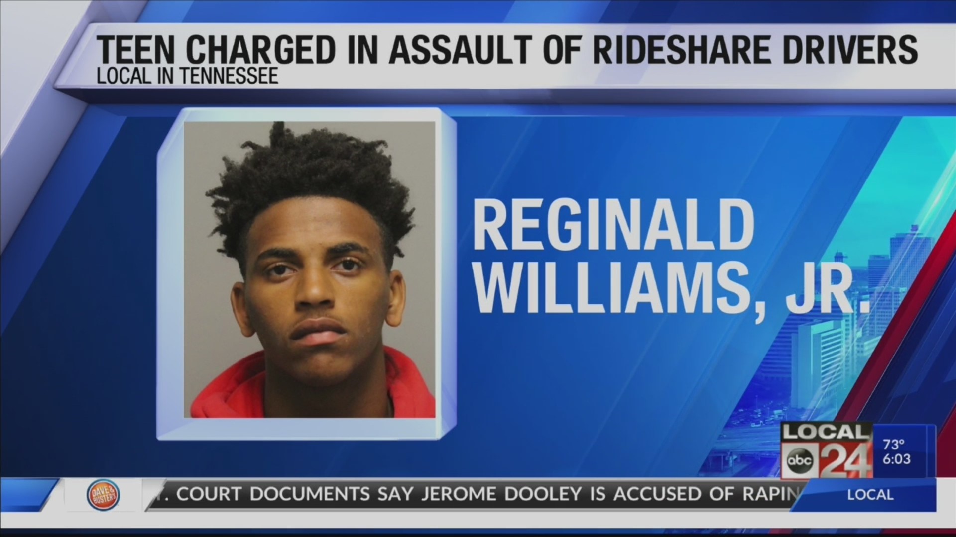 17 Year Old Charged In Nashville Crime Spree That Included Shooting A