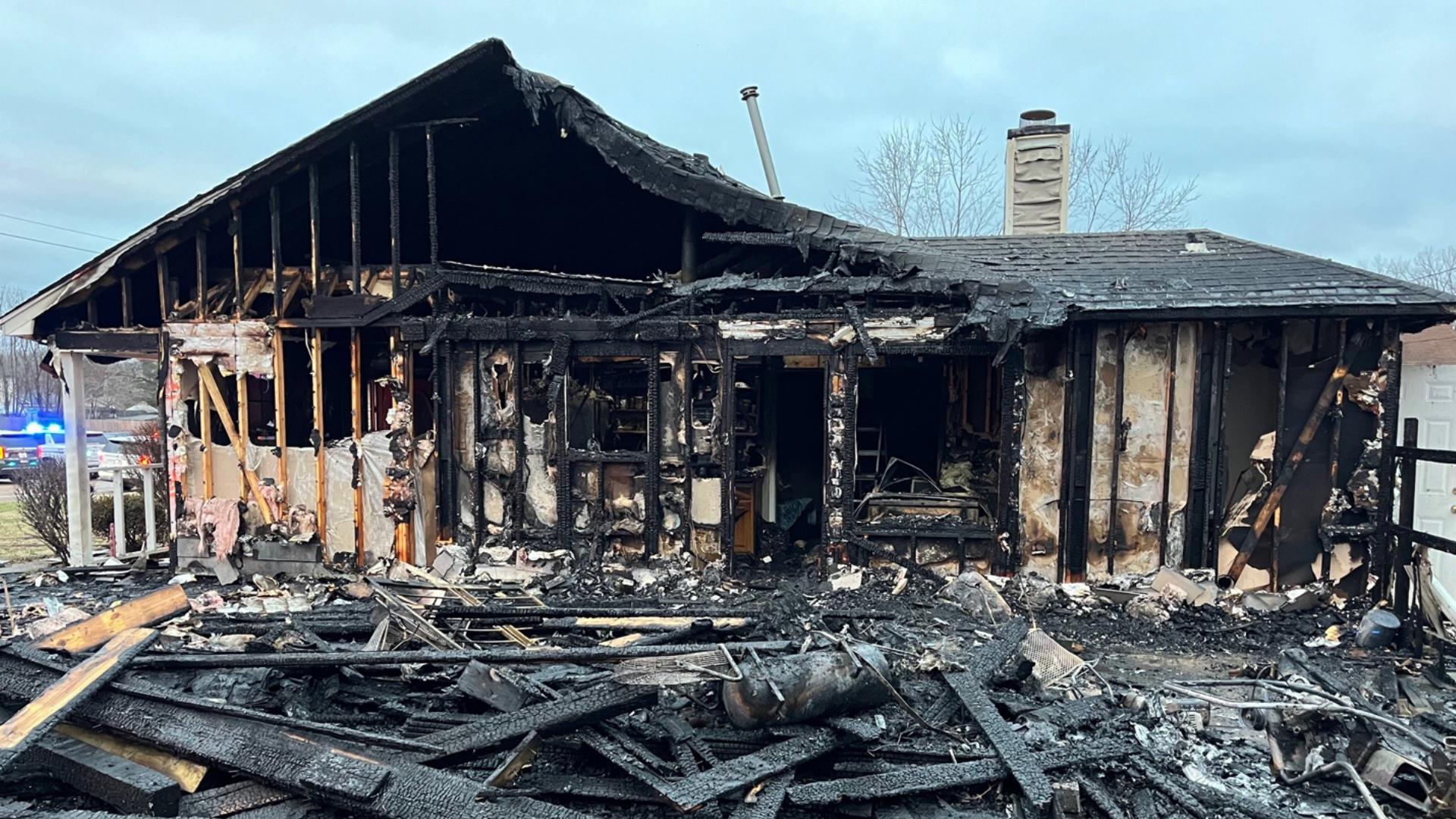 North Shelby County fire leaves home destroyed, another one damaged ...