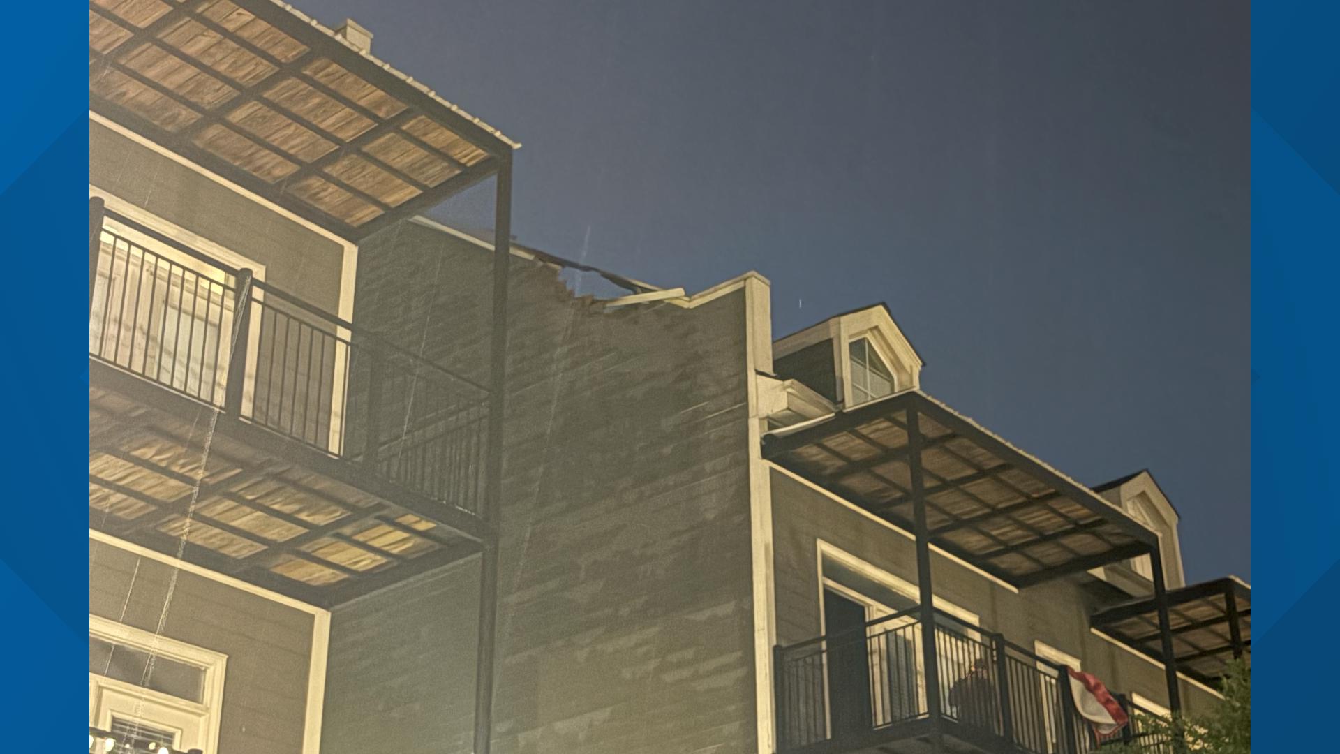 MFD extinguishes fire caused by lighting strike in Harbor Town ...