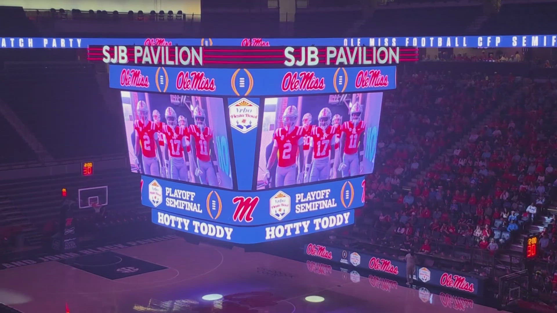 Ole Miss held on-campus watch party for Fiesta Bowl | localmemphis.com